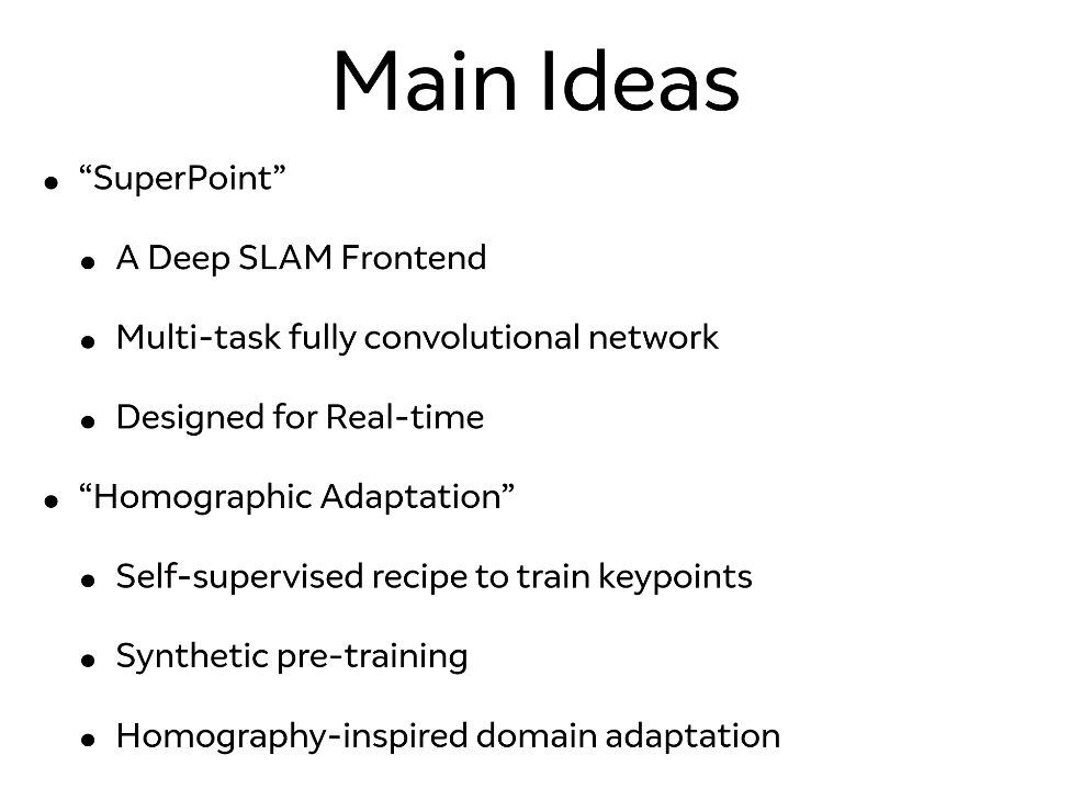 SuperPoint: Self-Supervised Interest Point Detection and Description ...